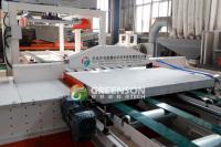 China Automatic Gypsum Board Strip Cutting Machine For 100mm Wide Slats Dust Free Cutting for sale