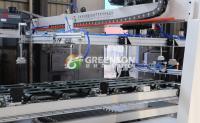 China Automatic Gypsum Board Strip Cutting Machine For 100mm Wide Slats Dust Free Cutting for sale