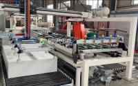China Industrial Gypsum Board Saw Machine 3 Pieces/Minute Cutting Speed For 1200 Mm*2400 Mm Boards Dust Free Operation for sale