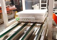 China Full Auto Gypsum Board Saw Line High Efficiency Dust Free Cutting For 1200 Mm*3000 Mm Boards for sale