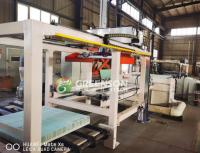 China PLC Controlled High Capacity Gypsum Board Sawing Line With Dust Free Operation for sale