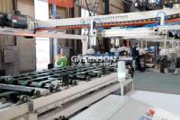 China PLC Controlled High Capacity Gypsum Board Sawing Line With Dust Free Operation for sale