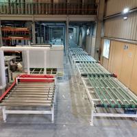 China Decorative Plaster Board Spray Painting Machine Line for sale