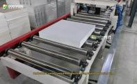 China Decorative Drywall Surface Spray Painting Production Line Single And Double Coating Spraying Equipment for sale