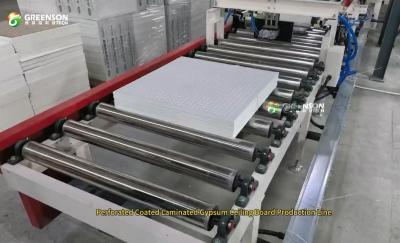 China Decorative Drywall Surface Spray Painting Production Line Single And Double Coating Spraying Equipment for sale
