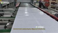 China Automatic Plasterboard Spray Coating Line For Perforated Gypsum Ceiling Tile Water-based Paint Finishing for sale