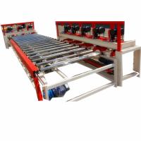 China Gypsum Ceiling Tiles Cutting Machine with Dusty Exhausting System for Lamination Machine for sale