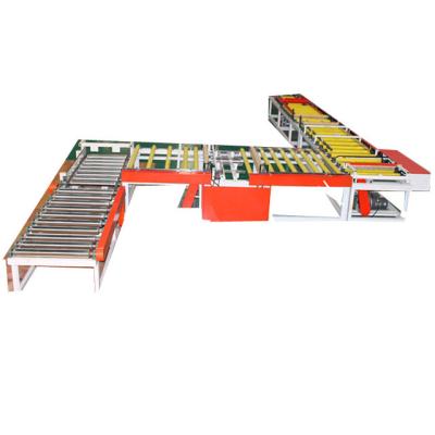 China Automatic PVC Paper Faced Ceiling PanelLamination Machine with Cutting Saw Machine for sale