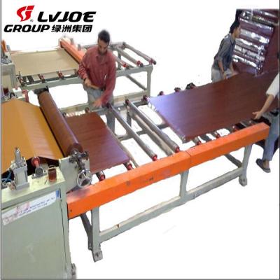 China Automatic And Efficient PVC Gypsum Ceiling Tiles Making Machine for sale