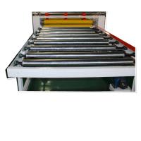 China Semi-automatic Wood Grain PVC Film Gypsum Board Lamination Machine for sale