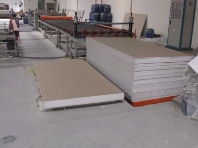 China Professional Gypsum Ceiling Tile Production Line With Automatic Board Unloading Machine for sale