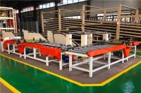 China PLC System Gypsum Board Ceiling Tiles PVC Flim Tape Edge Machine 380V for sale