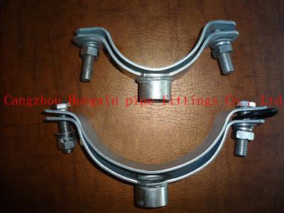 China Galvanized pipe clamp ,U type pipe clamp for sale