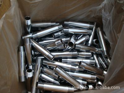 China Hot dip galvanized steel pipe nipples for sale