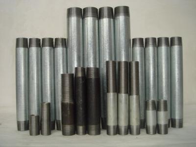 China BSPT seamless steel pipe nipples SCH40/SCH80 for sale