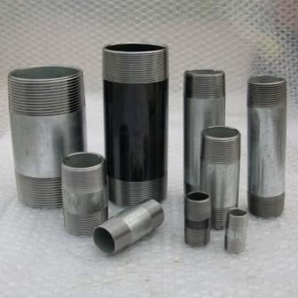 China Plumbing fittings steel pipe nipples for sale