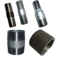 China Thread pipe fittings,steel pipe nipples and sockets for sale