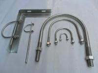 China Galvanized pipe clamp    ,U type pipe clamp for sale