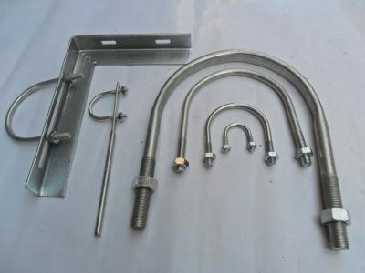 China Galvanized pipe clamp    ,U type pipe clamp for sale