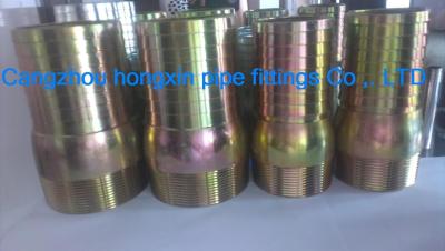 China Galvanized swage nipples，king nipples，Products are customized for sale