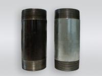 China Carbon steel pipe nipples, barrel nipples for sale