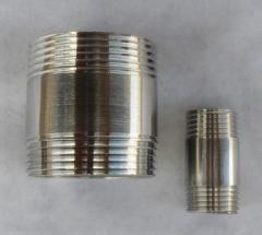 China Chinese manufacturer stainless steel pipe nipples for sale