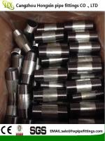 China DIN EN 102661 Galvanized and black steel pipe nipples and sockets for sale