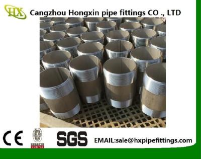 China GOST Thread Black Carbon Steel Long Welded /Pipe Nipple for sale