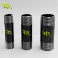 China DIN2982 Black Carbon steel seamless pipe nipple for sale