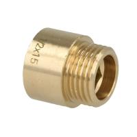 China Custom threaded brass and stainless steel  extension nipple precision plumbing pipe fitting corrosion resistant from india for sale