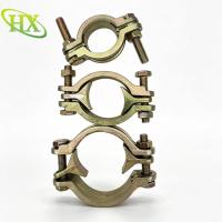China Durble carbon steel heavy duty clamps double bolt clamps for sale