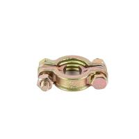 China Heavy duty double bolt Malleable iron cast steel metal hose clamp for sale