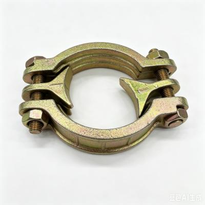 China Double-bolt clamp for optimal security premium pipe fittings for sale