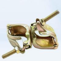 China EN74 BS1139 Steel galvanized forged pressed cast iron type swivel coupler clamp for sale