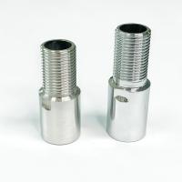 China Custom threaded brass and stainless steel  extension nipple precision plumbing pipe fitting corrosion resistant from india for sale