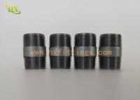 China Carbon steel hydraulic long nipples BSP NPT male thread galvanized steel  fittings male pipe nipple for sale