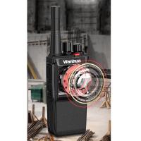 China Handheld UHF FM Transceiver Two Way Radio 8W Portable Radio Single Band Walkie Talkie for sale