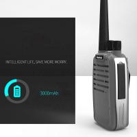 China Portable Radio for Hotel Outdoor Intercoms Black Digital Mobile Radio Walkie Talkie for sale