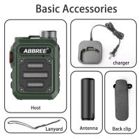 China ABBREE AR-63 Wireless Walkie talkie for Hunting Color Camo/Brown Talk Range 3km-10km for sale
