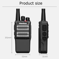 China LTE/CDMA/WCDMA/TD-SCDMA Frequency Range Walkie Talkie 2W for Road Trips and Handheld for sale