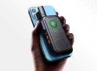 China Commercial Black Mini Thin Outdoor Walkie Talkie Portable Lightweight 1.7*13.5*5.4CM for sale