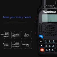 China 136-174MHZ Frequency Range Two Way Walkie-Talkies for Hotel Communication WKTK UV6S for sale