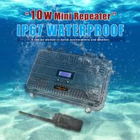 China Marine Car Radio Full Duplex Two Way Radio Repeater LCD Mini UHF or VHF 10W Customizable for sale