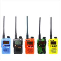China Walkie Talkie UV-3R Long Range Dual Band UHF VHF Handy Two Way Radio with Lcd display for sale
