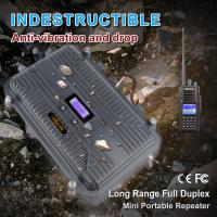 China Marine Car Radio Full Duplex Two Way Radio Repeater LCD Mini UHF or VHF 10W Customizable for sale