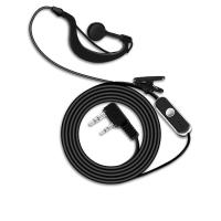 China Wired Intercom Earphone Walkie Talkie Headset Radio Earpiece Headset 110±3dB Sensitivity for sale