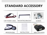 China 25W Max Output Power DC7.4V Baojie BJ-218 Car Mini Mobile Radio Long Range Transceiver for sale