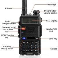 China CE FCC RoHs Certified Handheld Bf UV-5R Dual Band VHF UHF Radio for Restaurant Intercoms for sale