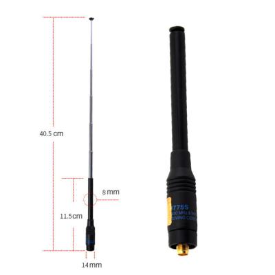 China 144-146/430-440MHz Frequency Range RH775 Walkie-Talkie with NFC and Long Antennas for sale
