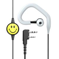 China Flexible Acoustic Clear Tube Microphone Two Way Radio Headset for Black Walkie Talkie for sale